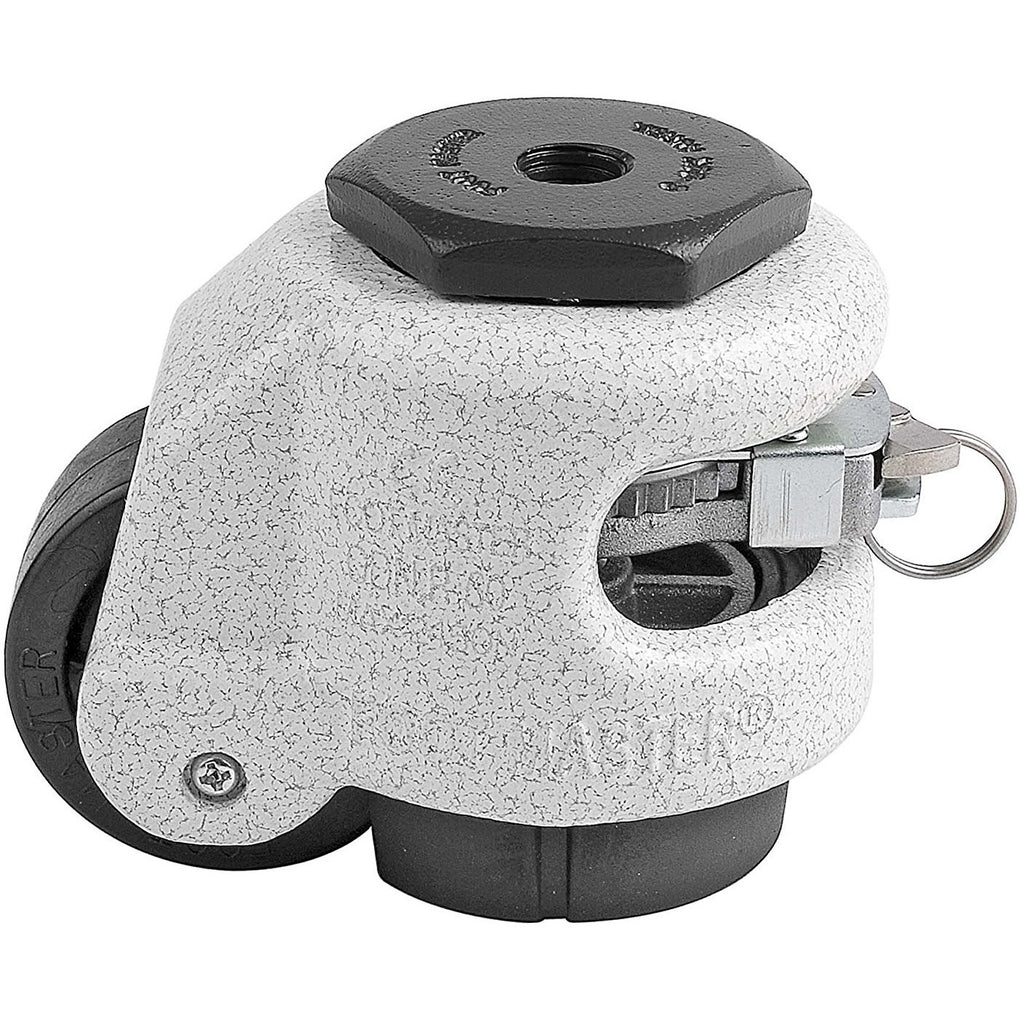 Leveling Casters | 2" Wheel with Ratchet Adjustment and Stem Mount ...